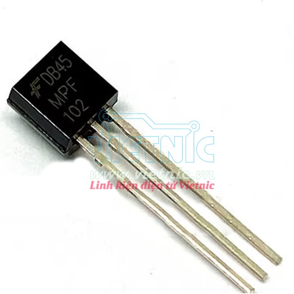 MPF102 10mA 25V 350mW JFET N-Channel TO-92 | www.vietnic.vn