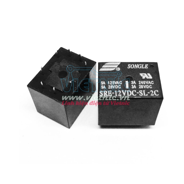 RELAY 12V 8 CHÂN SRE-12VDC-SL-2C | www.vietnic.vn