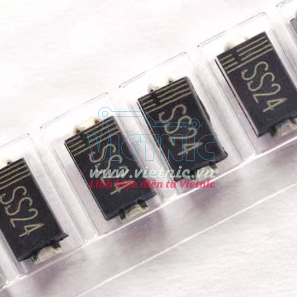 SS24 SR240 2A 40V DIODE SHOTTKY SMD | www.vietnic.vn