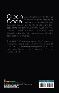 Clean code – Mã sạch và con đường trở thành lập trình viên giỏi ...