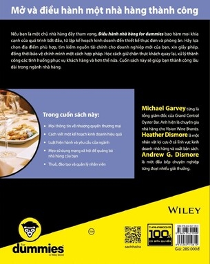 Điều hành nhà hàng for Dummies - Michael Garvey, Andrew G. Dismore và ...