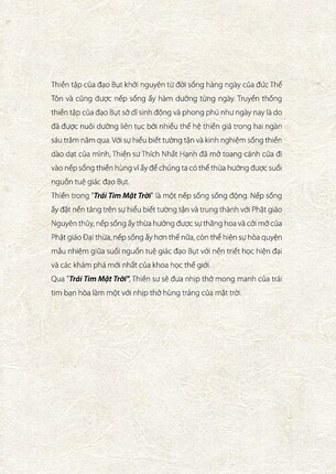 Trái Tim Mặt Trời - Thiền Sư Thích Nhất Hạnh