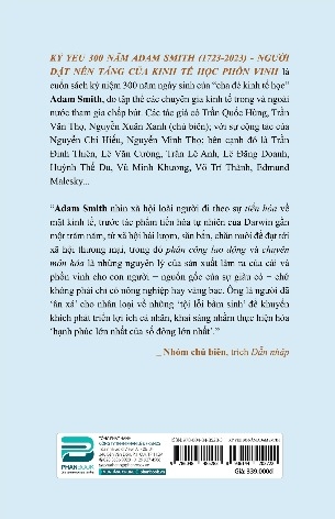 Adam Smith (Kỷ yếu 300 năm) - Trần Quốc Hùng, Trần Văn Thọ, Nguyễn Xuân ...