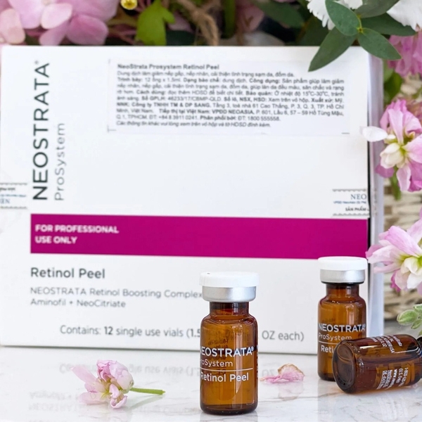 Neostrata Retinol Peel giải pháp thay da sinh học an toàn(hộp 12 lọ x 1 ...