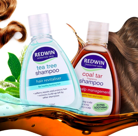 Dầu gội giảm nhờn gàu, viêm da tiết bã Redwin Coal Tar Shampoo 250ml ...