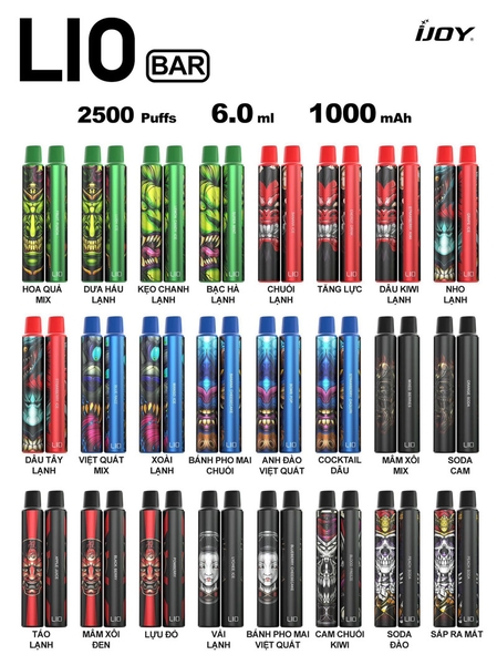 Pod Lio Bar 2500 Hơi – i Vape