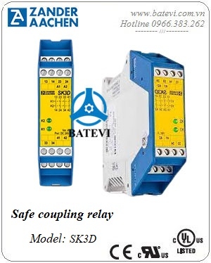 Safety Relay SK3D, rơ le an toàn SK3D, relay SK3D, SK3D