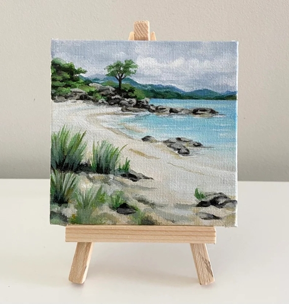 Giá vẽ tranh (Mini) đỡ điện thoại, ipad, kê tranh ảnh tranh trí bàn học ...