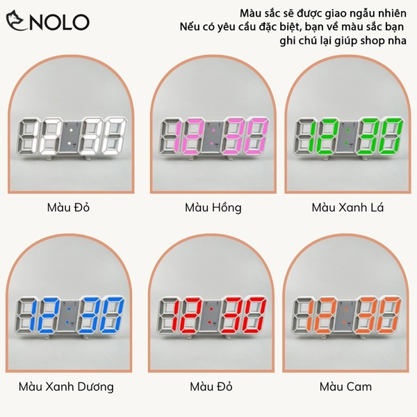 Đồng Hồ Led 3D Để Bàn Treo Tường Thời Trang Model T888 Dùng Nguồn Trực ...