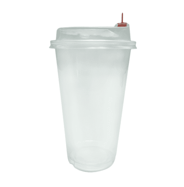 LY NẮP TIM - 500ml + NẮP F90 [TRẮNG/ĐEN] | Bao Bì Ngọc Trân