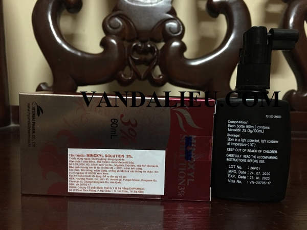 CHAI XỊT RỤNG TÓC MINOXYL SOLUTION 3% 60ML CÔNG TY TNHH KINH DOANH TỔNG ...