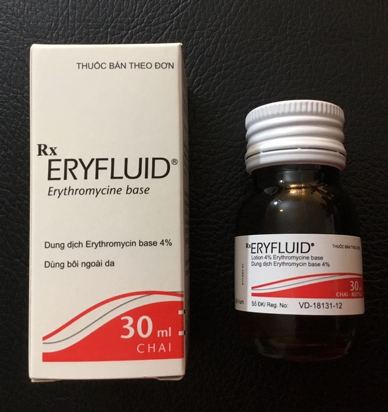 ERYFLUID 30ML. THUỐC ĐẶC TRỊ MỤN TRỨNG CÁ CÔNG TY TNHH KINH DOANH TỔNG ...