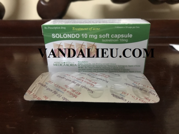 SOLONDO 10MG. VIÊN UỐNG ĐẨY NHÂN MỤN - ĐIỀU TRỊ TRỨNG CÁ CÔNG TY TNHH ...