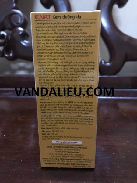 ENAT CREAM 30G. CÔNG TY TNHH KINH DOANH TỔNG HỢP HOÀNG DŨNG