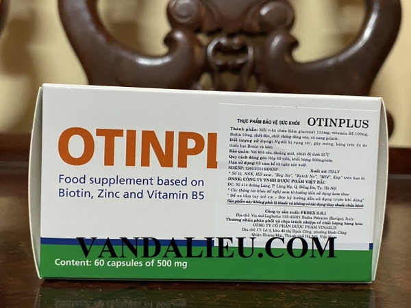 VIÊN UỐNG OTINPLUS BỔ SUNG BIOTIN , KẼM , B5 GIÚP ĐẸP TÓC , LÀNH THƯƠNG ...