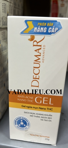 DECUMAR ADVANCED ANTI ACNE NANO THC 20G. GEL NGỪA MỤN KHÁNG KHUẨN, NGỪA ...