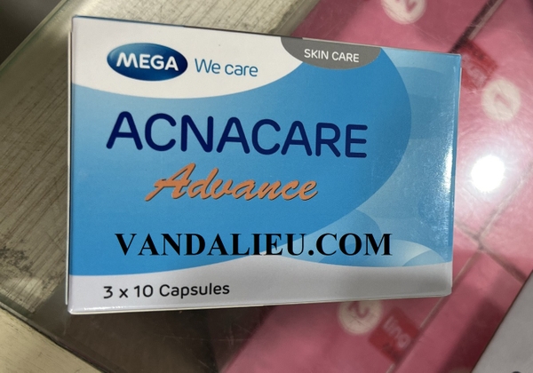 VIÊN UỐNG ACNACARE ADVANCE (HỘP 3 VỈ x10 VIÊN) - GIẢM TIẾT BÃ NHỜN ...