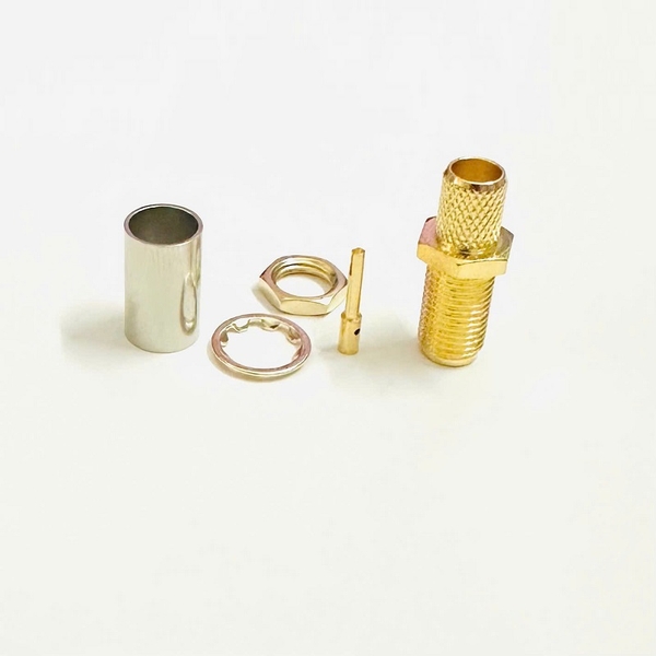 Đầu SMA Female hàn cáp RG59, LMR240 SMA-K-4 Linh Kiện 888