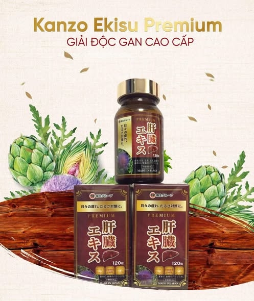 GIẢI ĐỘC GAN CAO CẤP – KANZO EKISU PREMIUM Nhật Bản