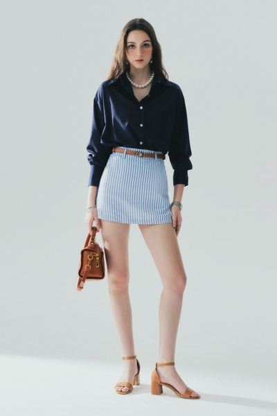 Clara Linen Mini Skirt