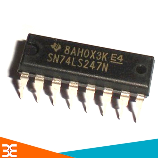 74LS247 BCD to 7-Segment Decoder/Driver DIP16 chất lượng - Linh Kiện 3M ...