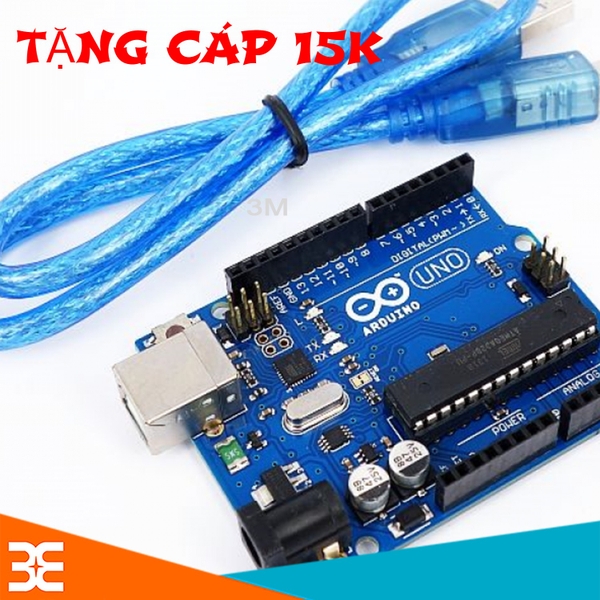 Kit Arduino Uno R3 Chíp Cắm - Tặng Cáp Kết Nối Trị Giá 15K | Linh Kiện ...