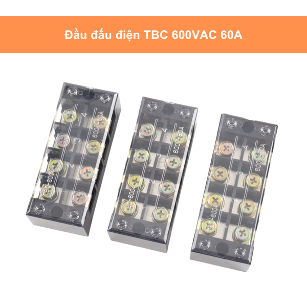Cầu đấu điện TBC 600VAC | Linh Kiện Điện Tử 3M