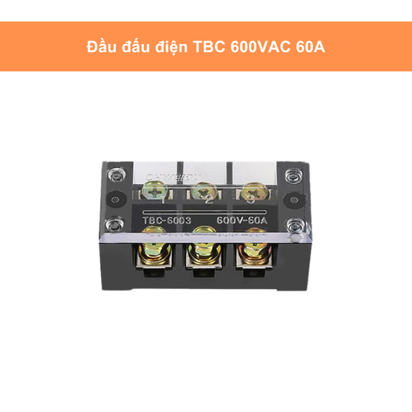 Cầu đấu điện TBC 600VAC | Linh Kiện Điện Tử 3M