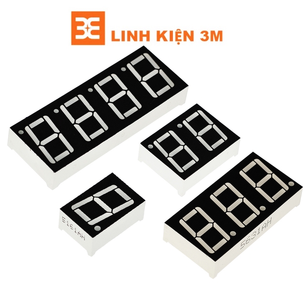 LED 7 Thanh 0.56inch Katot Chung led 7 đoạn Sáng Đỏ giá rẻ | Linh Kiện ...