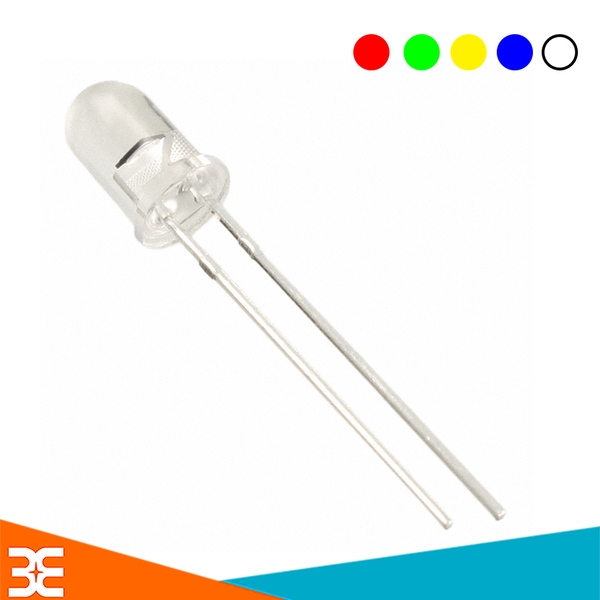 Led Đơn 5mm Siêu Sáng Gói 100 Bóng - Chân Dài - Linh Kiện Điện Tử 3M