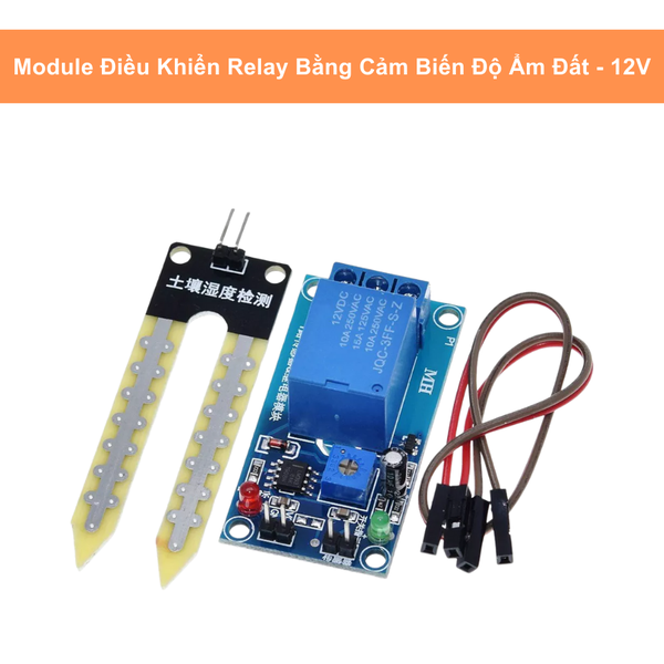 Module điều khiển relay bằng cảm biến độ ẩm đất, Cảm biến độ ẩm đất ...