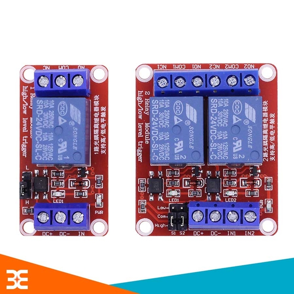 Module Relay 24VDC 1/2 Kênh High/Low Chất Lượng- Linh Kiện Điện Tử 3M