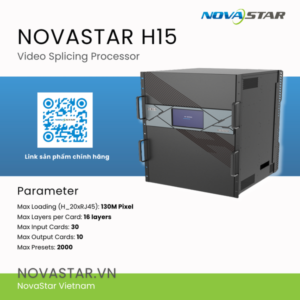 NovaStar H15 | Bộ Xử Lý Video Wall Cao Cấp Cho XR, Broadcast & LED Wall ...