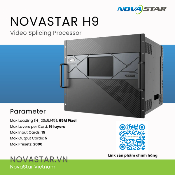 NovaStar H9 | Bộ Xử Lý Video Wall Mạnh Mẽ Cho Dự Án LED Wall Lớn, XR ...