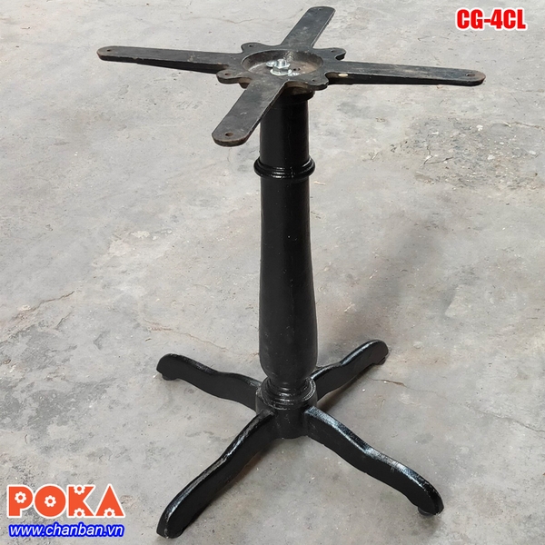 Chân bàn gang đúc CG-4CL | Chân bàn POKA