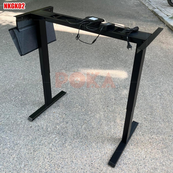 Chân bàn nâng hạ OKIN 2 motor NKGK02 | Chân bàn POKA