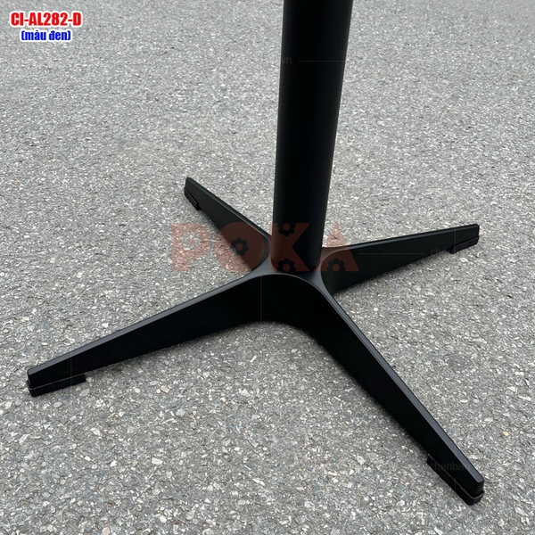 Chân bàn nhôm đen CI-AL282-D | Chân bàn POKA