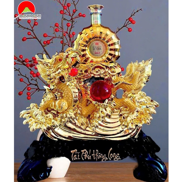 Kệ Rượu Rồng Vàng Tài Phú Hưng Long
