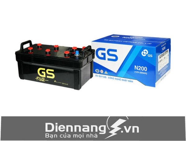 Ắc quy GS 12V-200Ah (N200) Điện Năng