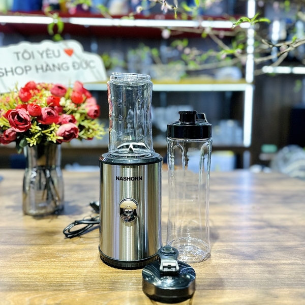 Máy xay Nashorn SM300 mix and go 350W 2 cốc xay Shop Hàng Đức