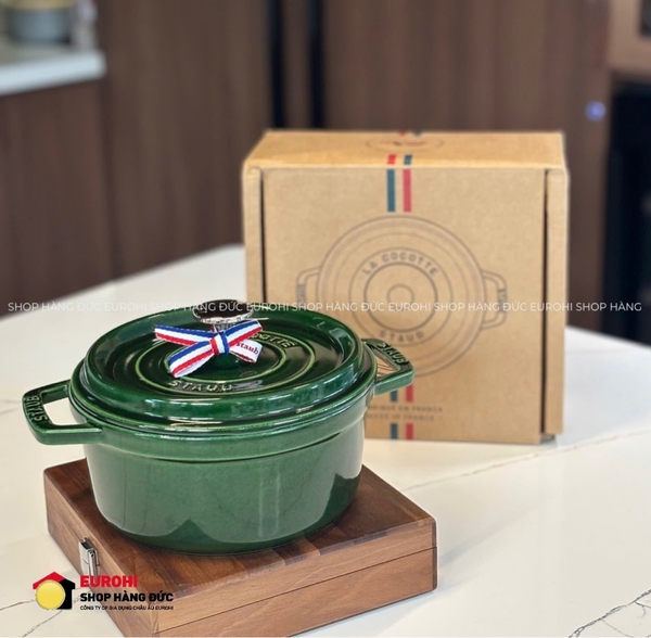 Nồi gang Staub 18cm 1.7L màu xanh húng (1101885) Shop Hàng Đức