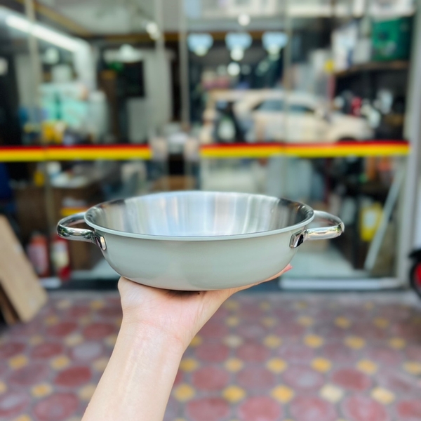 Chảo nông lòng Edelkochen Chak Chak collection 18cm màu Eco Green (màu ...