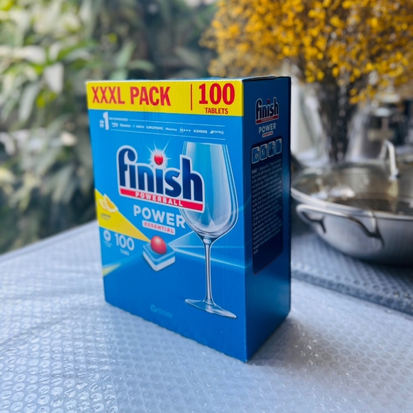 Viên rửa bát Finish Essential 100 viên hương chanh Shop Hàng Đức