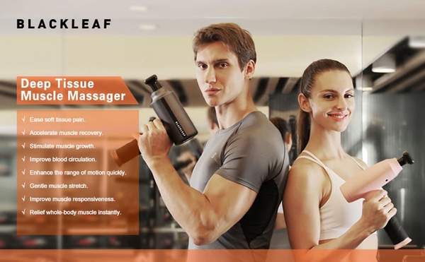 Súng Massage giãn cơ Blackleaf | Phương mart