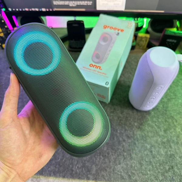 Loa Bluetooth onn. Groove Dua LED SPK LED | Phương mart