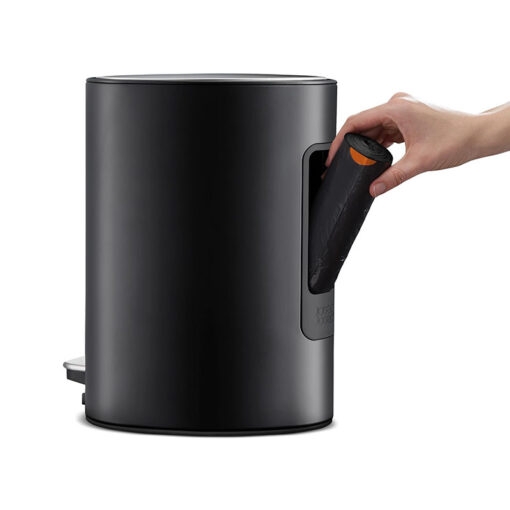 Thùng rác Joseph Joseph EasyStore Steel Pedal Bin 70595 5L màu đen nhám ...