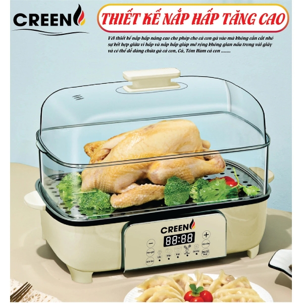 NỒI HẤP ĐA NĂNG CREEN CR-135 PLUS | Phương mart