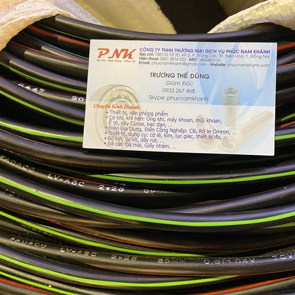 DÂY CÁP ĐIỆN NHÔM LV-ABC 2x16 phucnamkhanh.com
