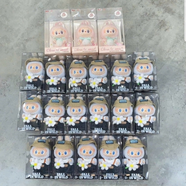 Labubu hoa cúc giá rẻ Gấu Bông Móc Khoá Labubu Fall in Wild Vinyl Plush ...
