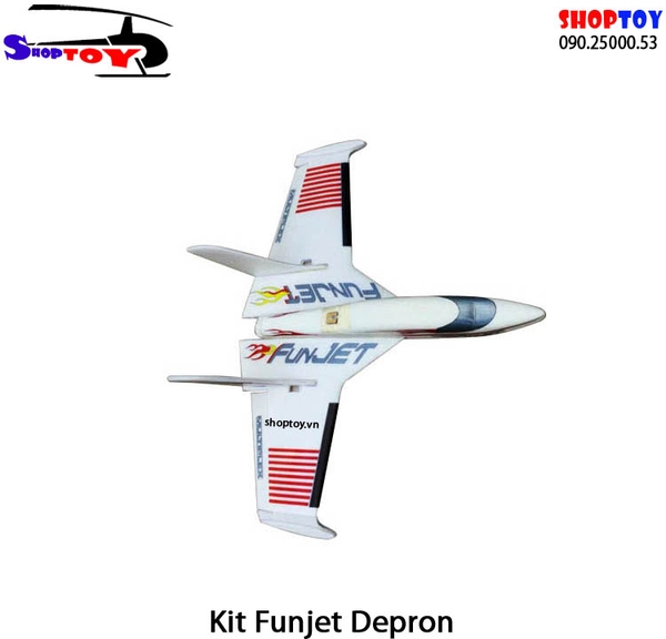 Vỏ kit máy bay cánh bằng Epo Funjet shoptoy | Shop Đồ Chơi Quận 10